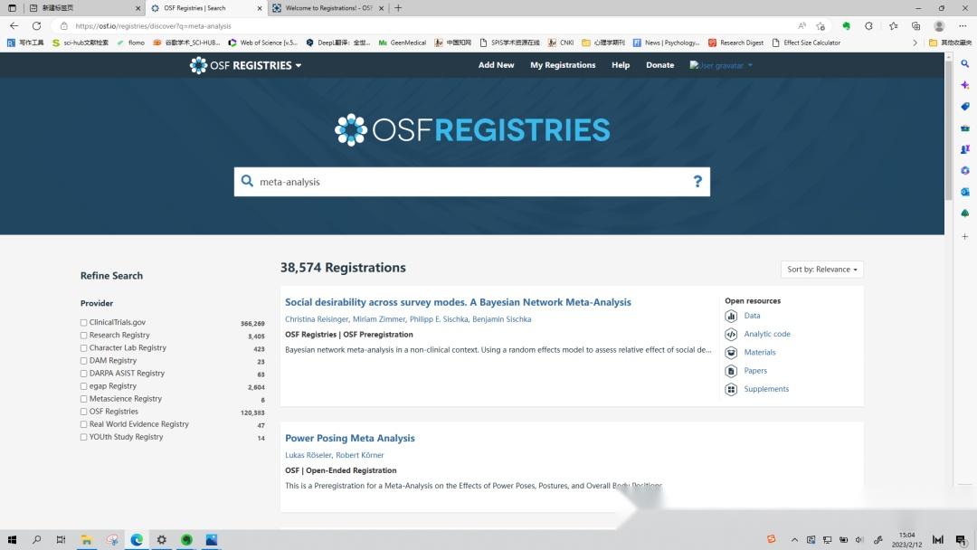 请问哪位高手有在OSF上注册meta分析的经验，想有人提供一个指导，在这个网站上怎么注册的，有偿？ - 知乎