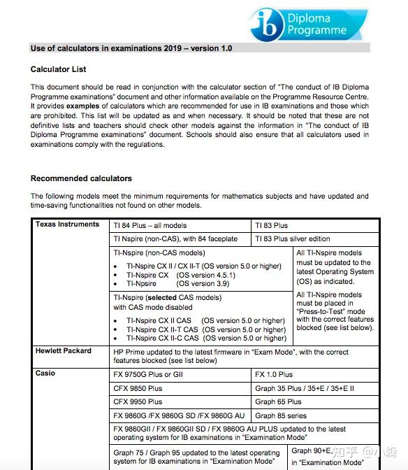IB考试真题可以在哪里获得？ - 知乎