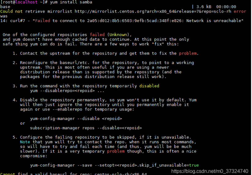 CentOS yum安装软件时报错：Could not retrieve mirrorlist http://mirrorlist.centos.org 最新解决方案 - 知乎