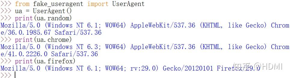 在爬虫中使用User-Agent - 知乎