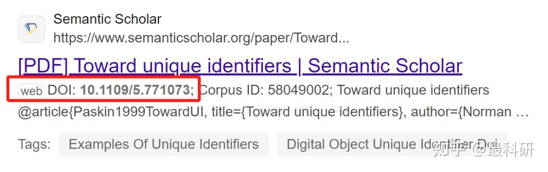 什么是doi？如何查找文献doi？怎么通过doi查找文章？ - 知乎