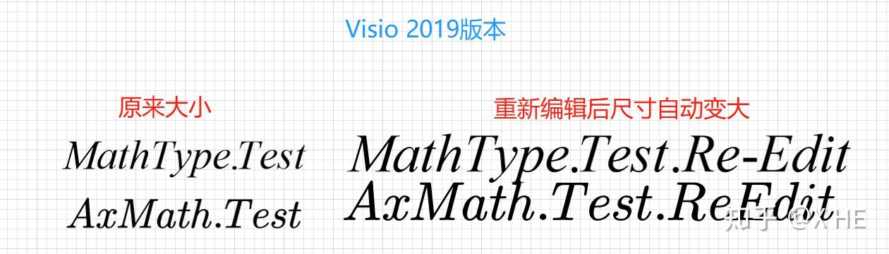MathType, AxMath公式在Visio中重新编辑后，公式尺寸自动变化，解决方案 - 知乎