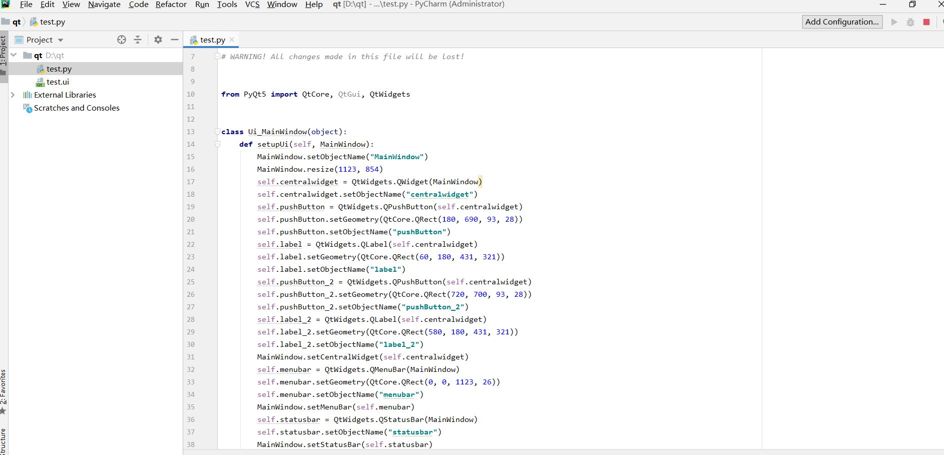 利用pycharm配合搭建一个py-qt界面 - 知乎