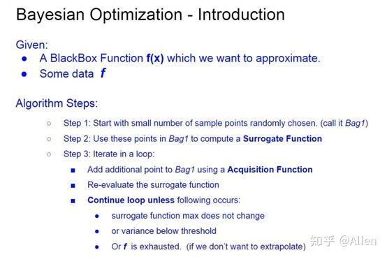 Bayesian Optimization贝叶斯优化 - 知乎