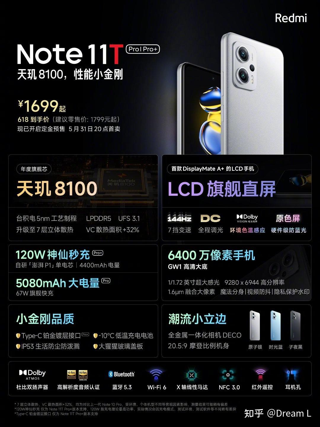 Redmi Note 11T Pro正式发布，1699元的价格值得购买吗？ - 知乎