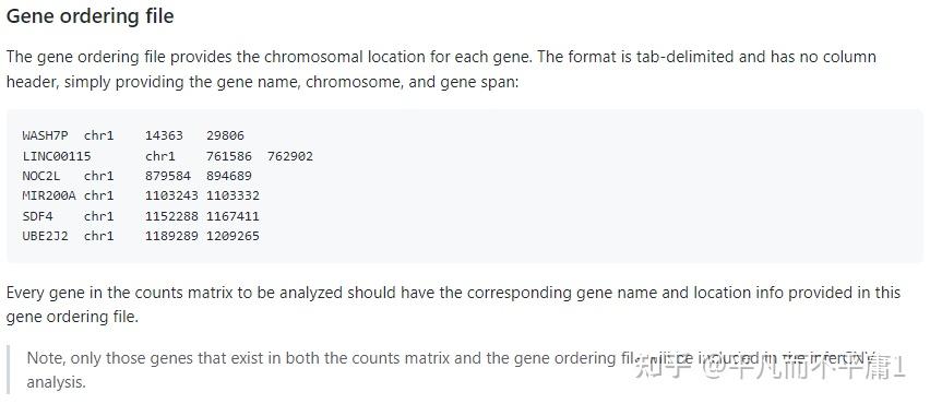 InferCNV 的 Gene ordering file 输入文件制作 - 知乎