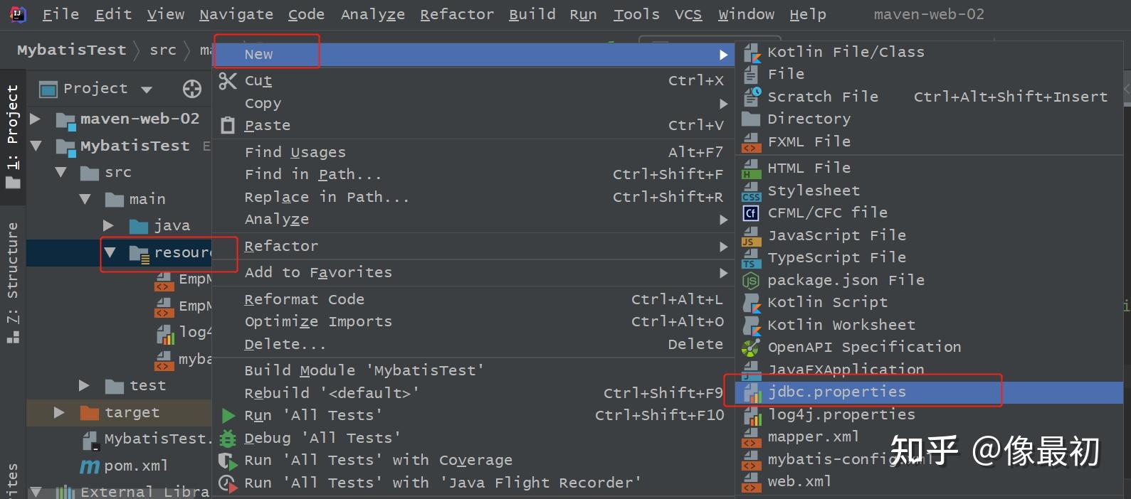 idea-创建jdbc.properties配置文件、在mybatis-config.xml核心配置文件中引入jdbc.properties - 知乎
