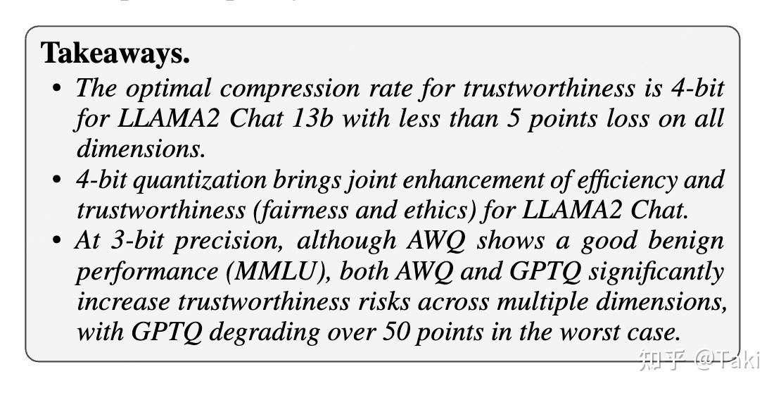 Decoding Compressed Trust: Scrutinizing the Trustworthiness of Efficient LLMs Under Compression - 知乎