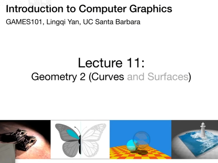 笔记：GAMES101-11-几何（曲线和表面） - 知乎