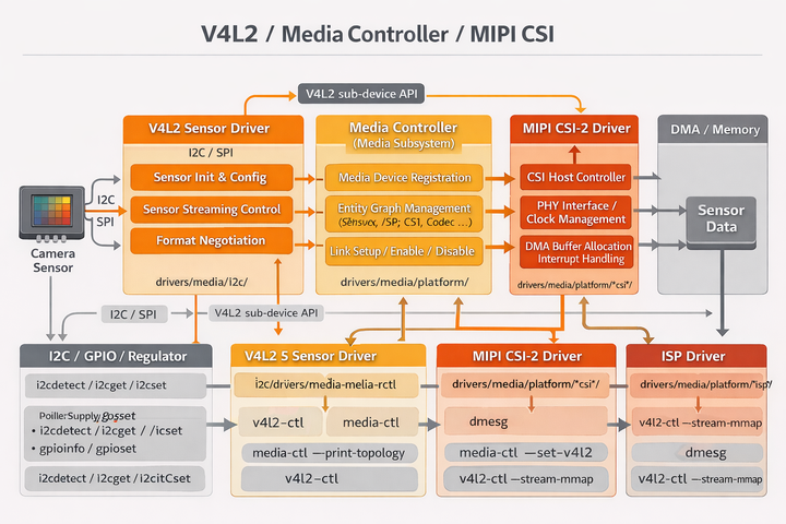 车轮上的Linux：揭秘车载Camera驱动开发的核心技术与框架③-V4L2架构 - 知乎