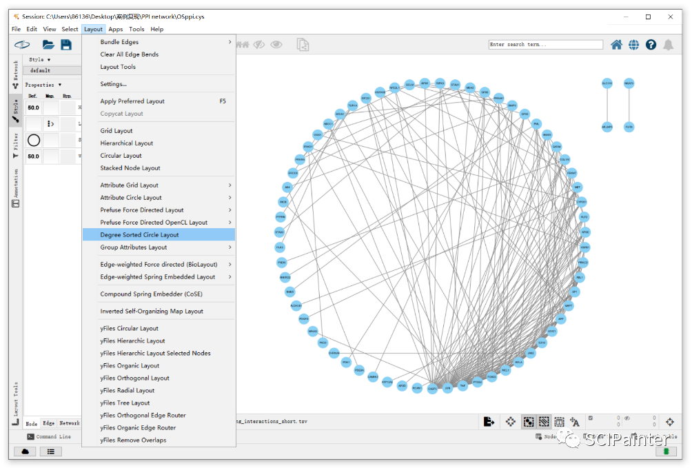 Cytoscape教程|如何构建排序的环状蛋白互作网络图？ - 知乎
