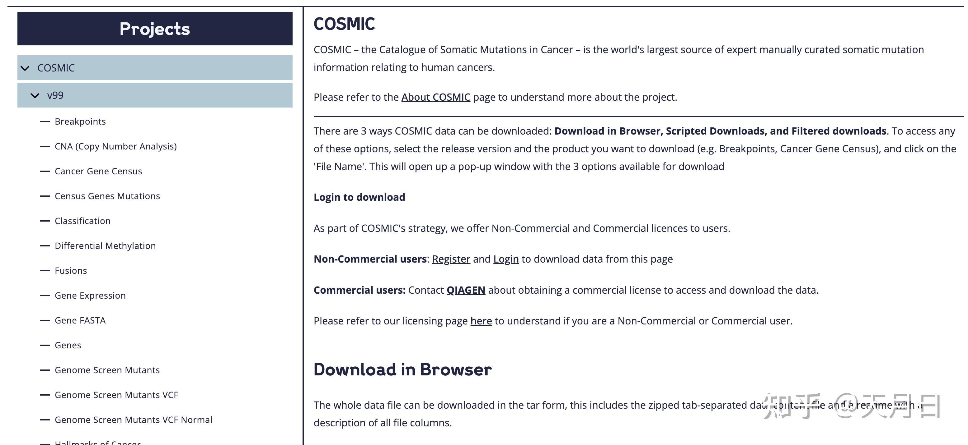 下载 COSMIC 数据 - 知乎