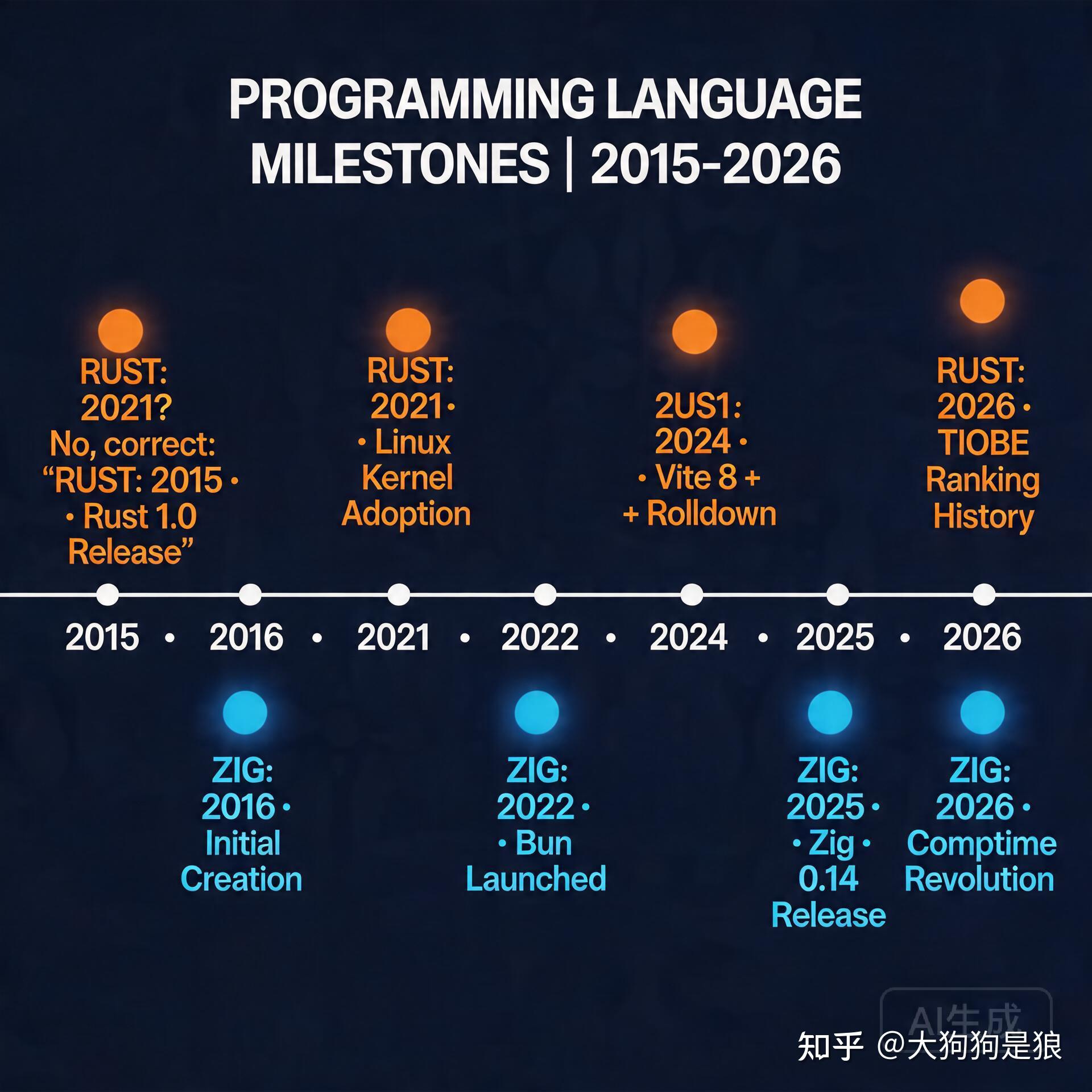 2026 年，如何看待 Zig 和 Rust 之间的关系？ - 知乎