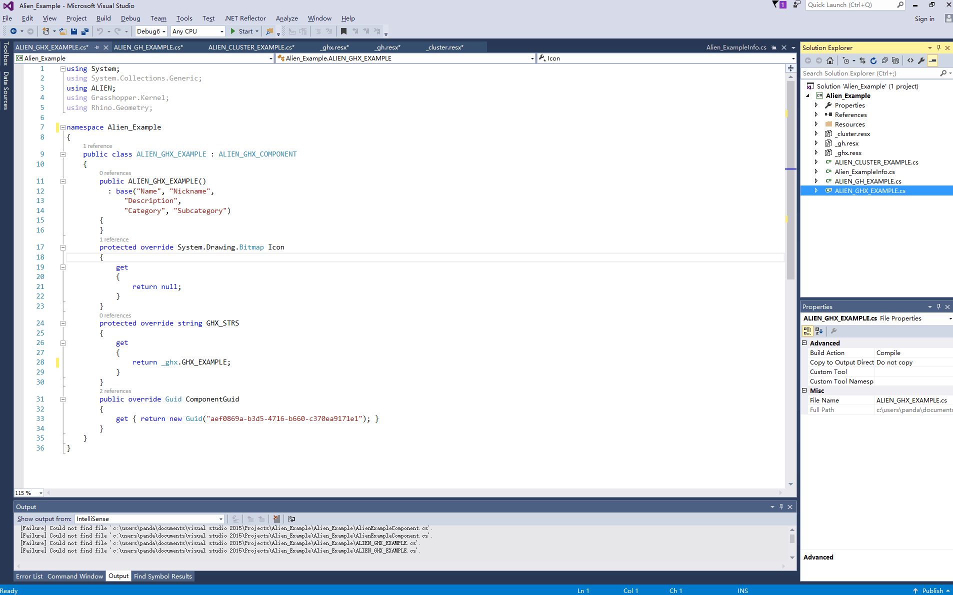Grasshopper#vs将.ghuser,.gh,.ghx文件打包成.gha文件 - 知乎