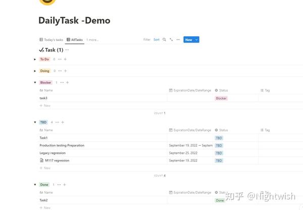 自动创建重复性的Notion任务以及自动更新任务状态 - 知乎