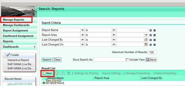 如何在CRM WebClient UI里使用HANA Live Report - 知乎