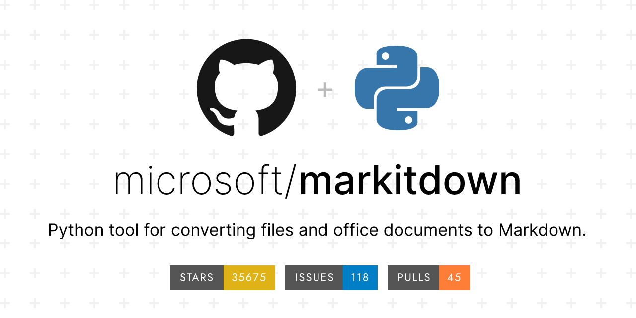 MarkItDown: 微软开源的文档转换神器 - 知乎