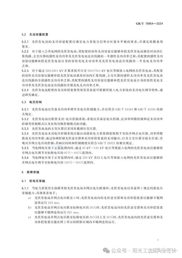 新规！光伏发电站接入电力系统技术规定（GB/T 19964-2024） - 知乎