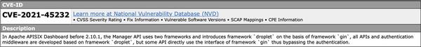 你对CVE-2021-45232 APISIX Dashboard 越权漏洞了解多少？ - 知乎