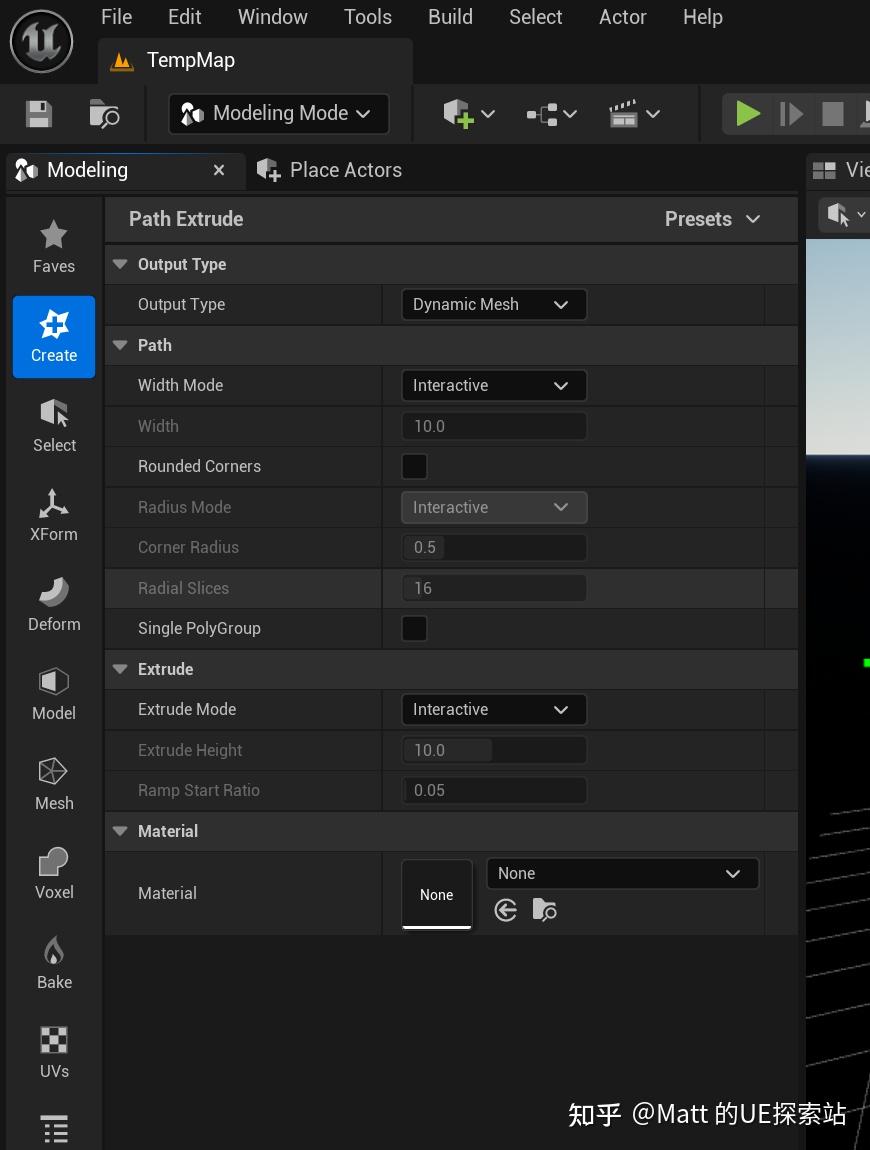 虚幻引擎UE5.6 | 建模Modeling Mode | ExtrudePath挤出路径工具 - 知乎