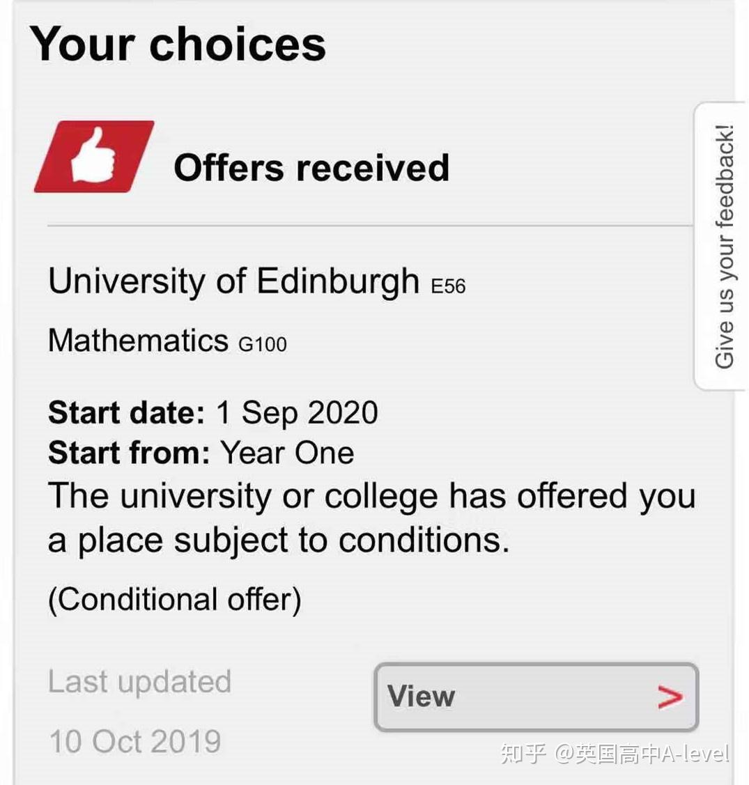 【offer速报】UCL、爱丁堡数学专业offer，IC面试通知！ - 知乎