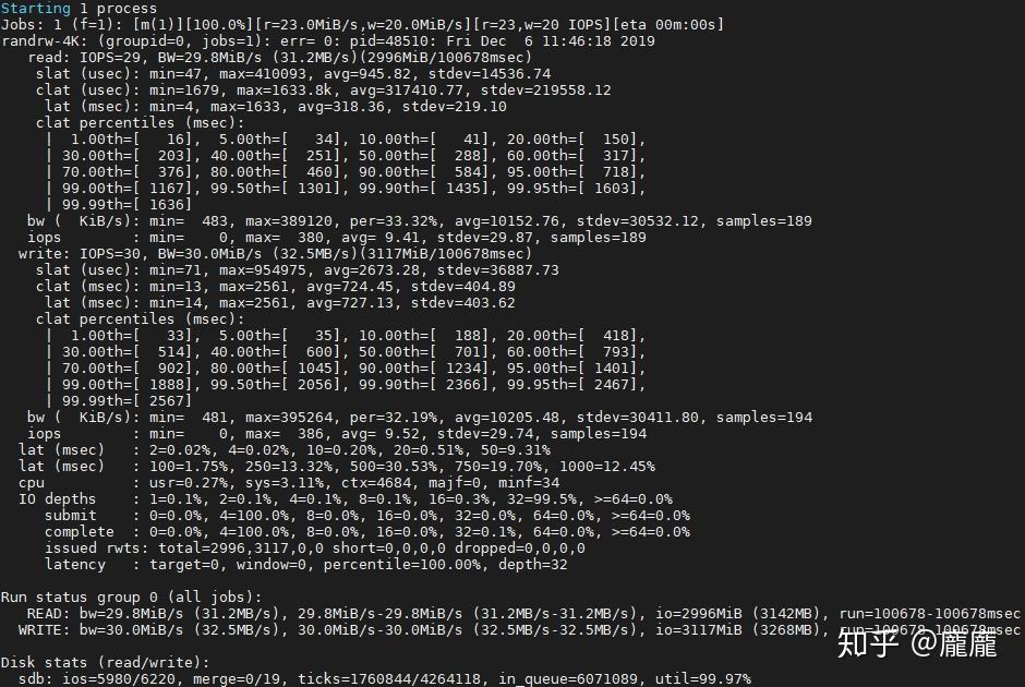 Centos 7 使用FIO 进行测试 - 知乎