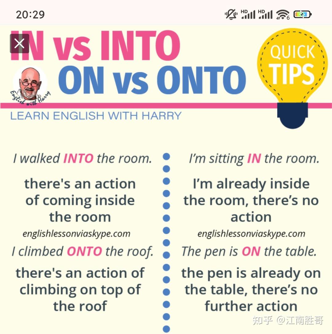 英语里面in和into区别是什么？ - 知乎