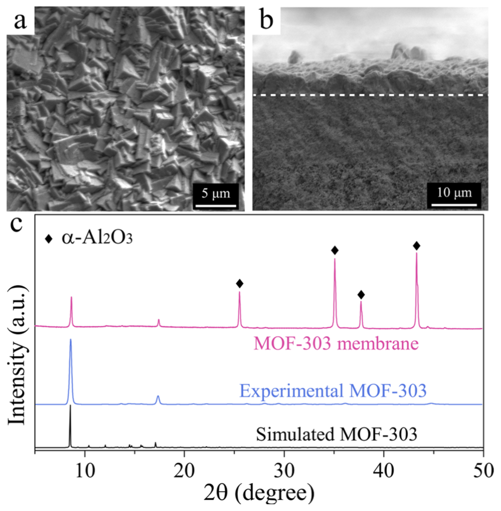 MOF-303膜，天津大学最新JACS！ - 知乎