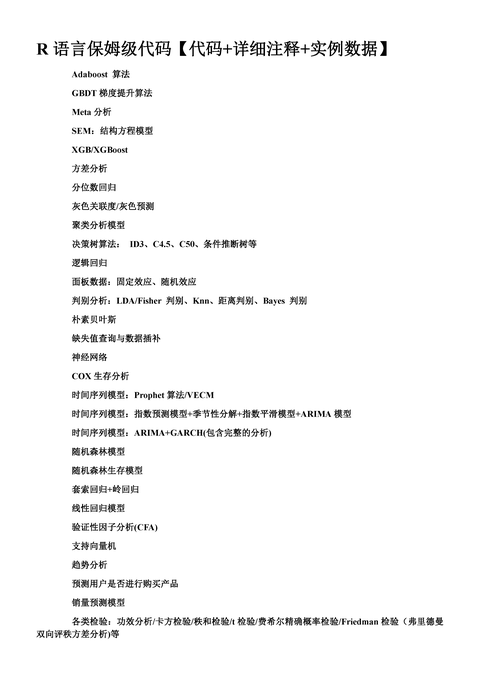 R语言保姆级【代码+详细注释+实例数据】 - 知乎