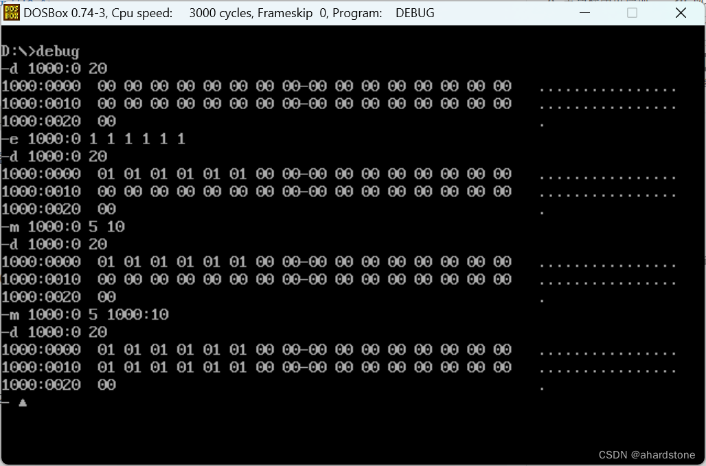 Dos的debug工具的简单使用(2023.9.7) - 知乎
