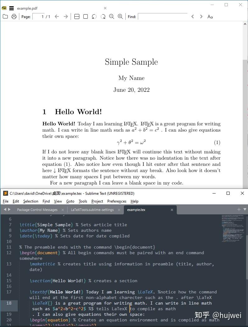 sublime搭配SumatraPDF编辑LaTeX时怎么实现双向定位？ - 知乎
