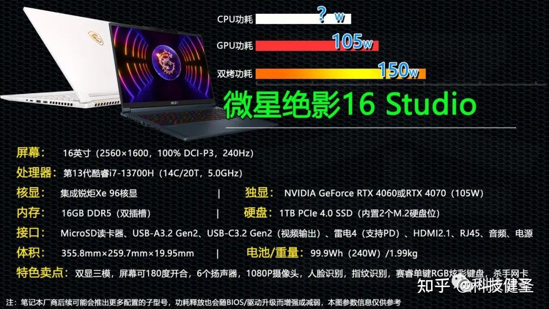 ROG幻16的挑战者！微星绝影16 Studio是否值得选？ - 知乎