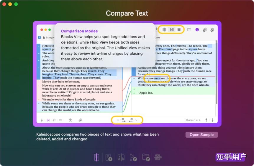mac 上有什么好用的 diff 软件？ - 知乎