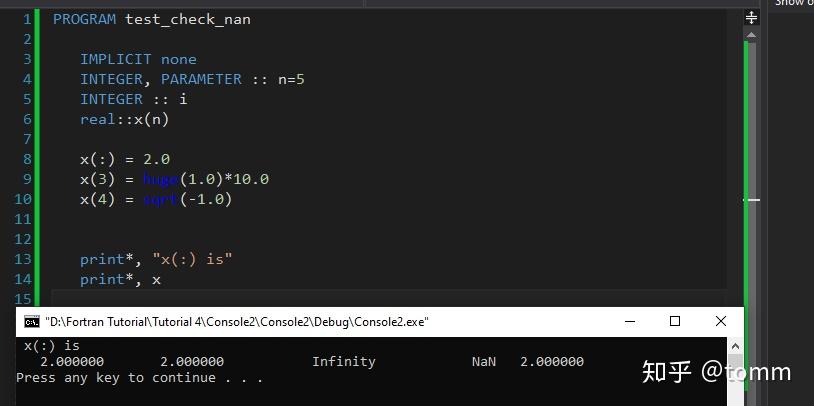 Fortran-当NaN或者Infinity出现时的处理方法 - 知乎