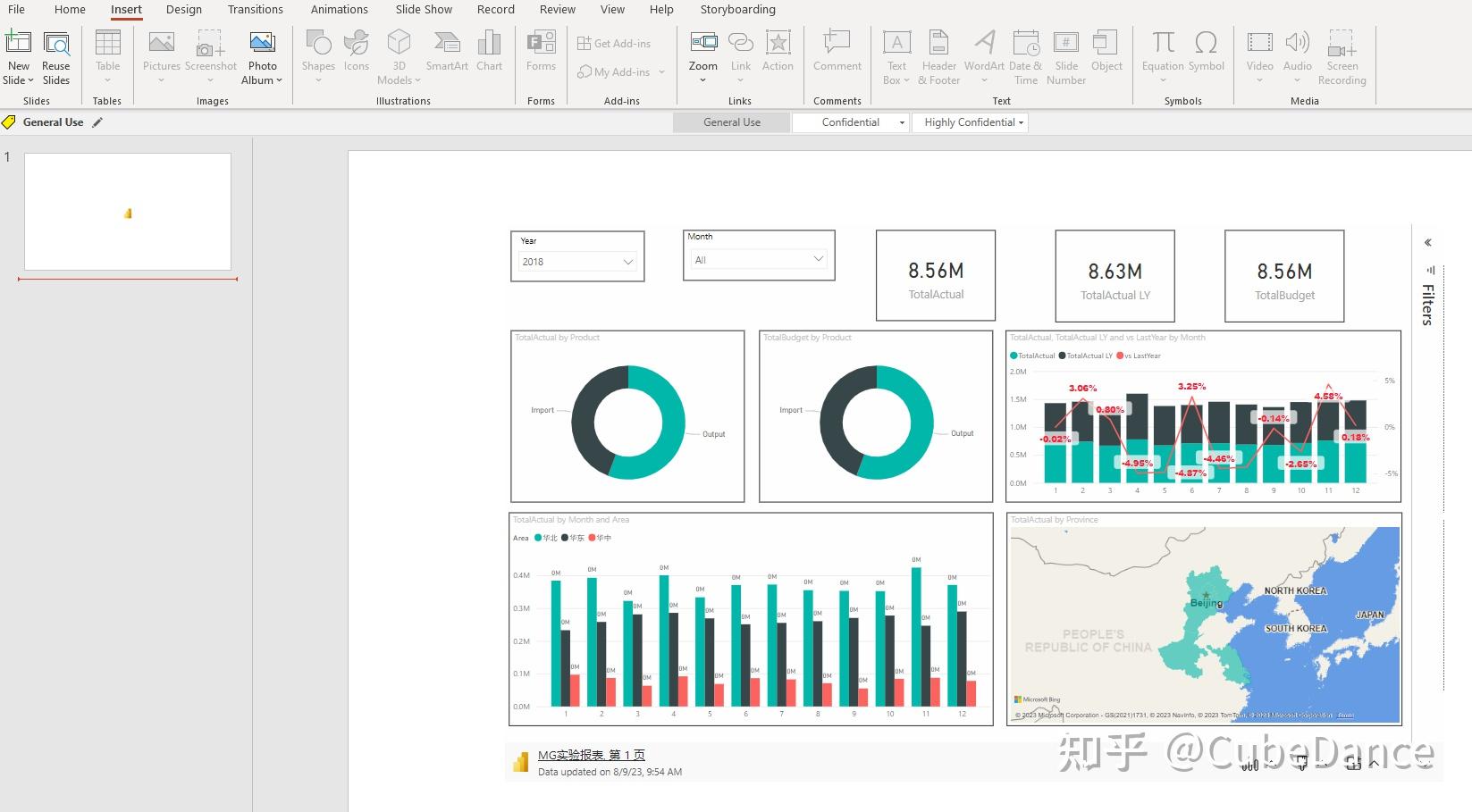 Power Bi 如何在ppt中展示powerbi报告？ 知乎 