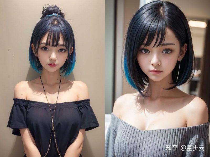 Stable Diffusion｜自然语言提示特辑：指定发色 - 知乎