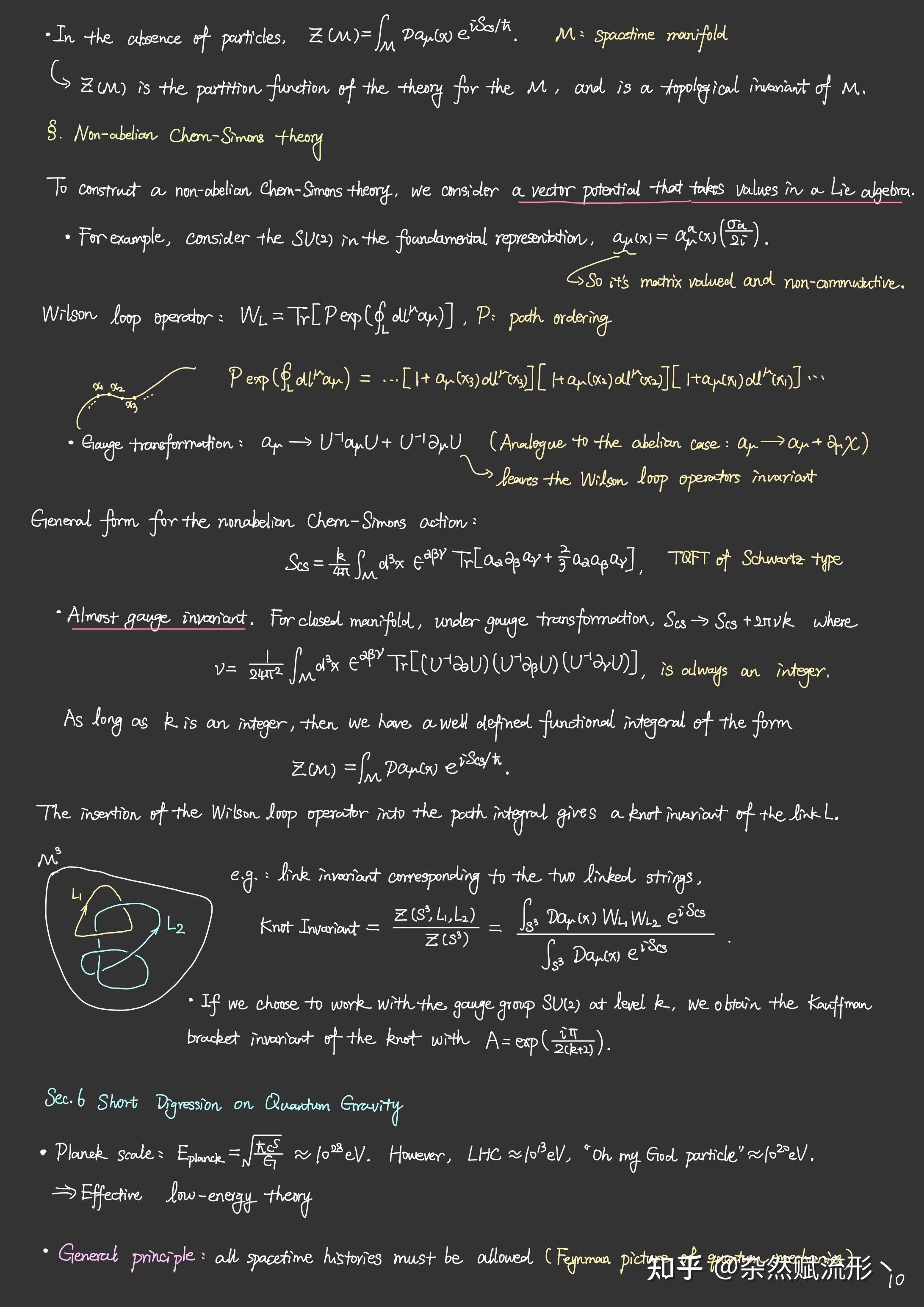 【Topological Quantum】手写笔记总结（Part 1） - 知乎