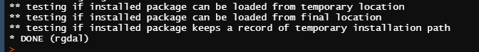 rgdal等包被CRAN移除；R语言安装程序包时显示“退出狀態的值不是0” - 知乎