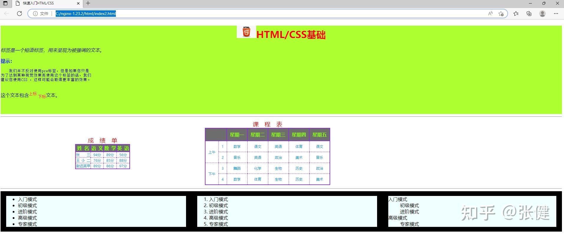 快速入门html5css 知乎 