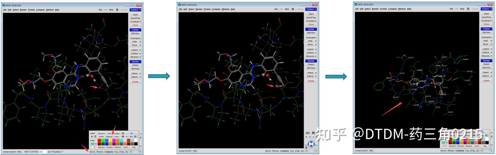 计算机辅助药物设计的基础操作（MOE） - 知乎