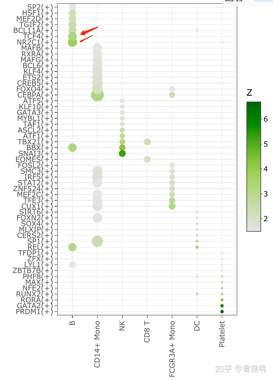 pyscenic的转录因子分析结果展示之各个单细胞亚群特异性激活转录因子 - 知乎