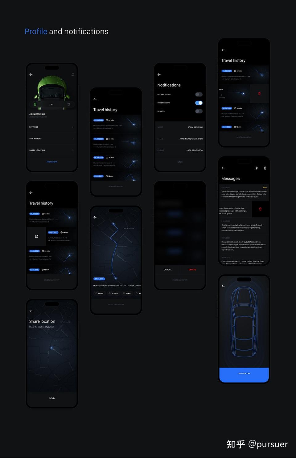 汽车APP界面设计分享 - 知乎