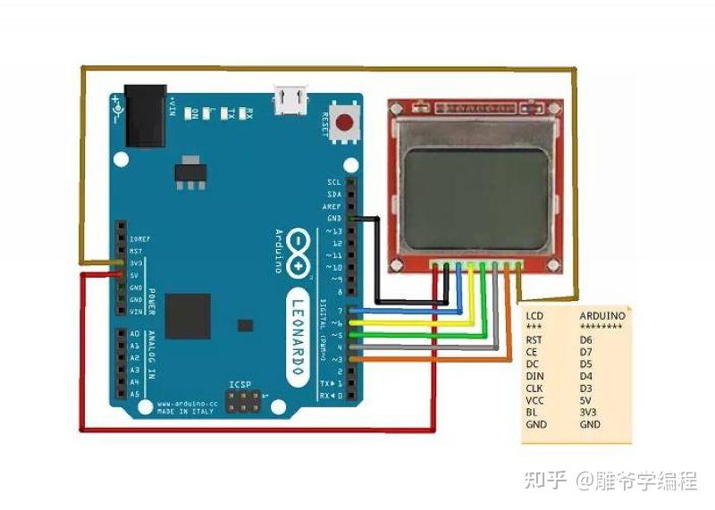 【雕爷学编程】Arduino动手做（113）---5110液晶屏模块 - 知乎