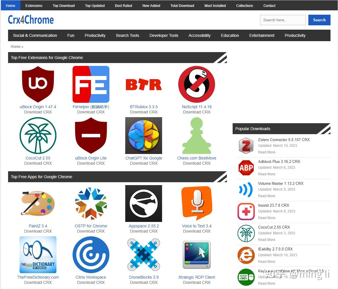 Chrome Extensions(扩展程序)下载和安装 - 知乎