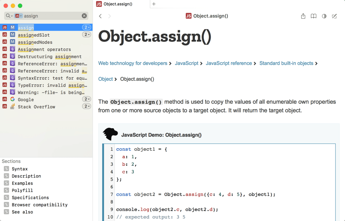 程序员的 API 文档查询利器：Dash - 知乎