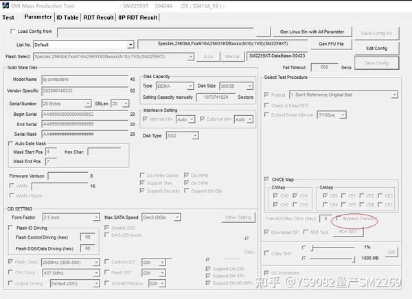 SM2259XT主控量产成功，N18 QLC 29F01TDS3AQH1 360G固态开卡 - 知乎