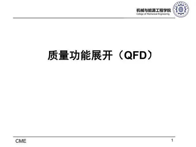 什么是QFD质量功能展开？附一份培训课件PPT - 知乎