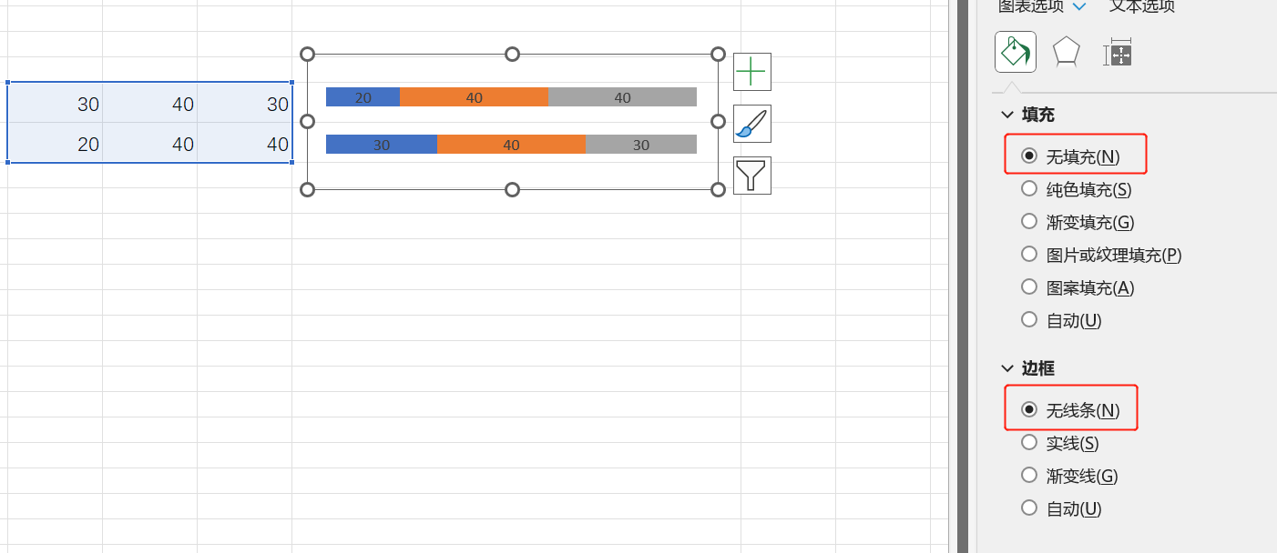 excel一个单元格中如何按比例显示三种颜色？ - 知乎