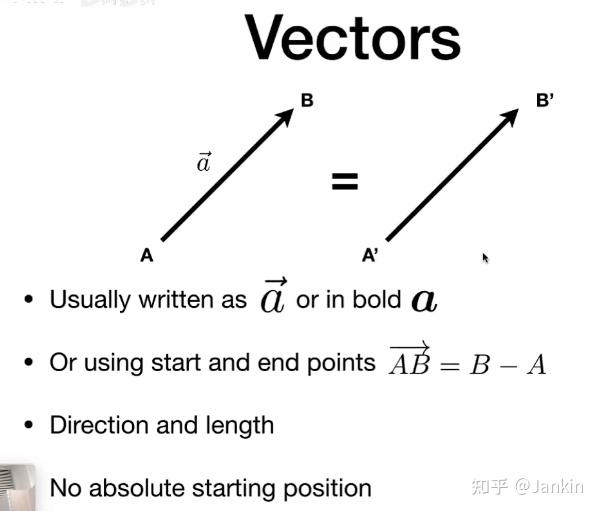 GAMES101 Lecture 2 线性代数回顾 - 知乎